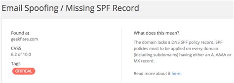 How To Test And Fix Missing Spf Record Vulnerability Email Spoofing