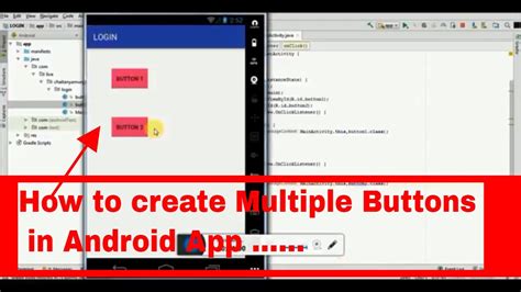 Creating Multiple Button In Android Studio YouTube