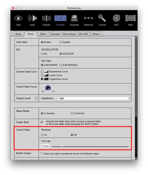 DDJ RX Crossfader Curve Not Working Pioneer DJ