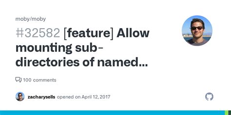 [feature] allow mounting sub directories of named volumes · issue