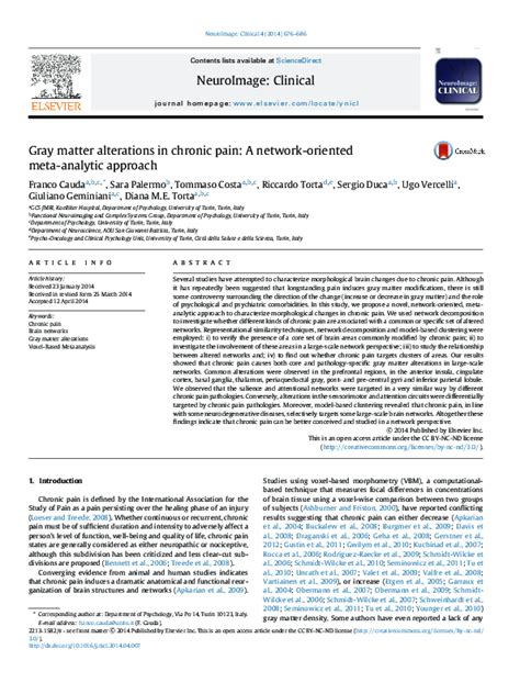 Pdf Neuroimage Clinical