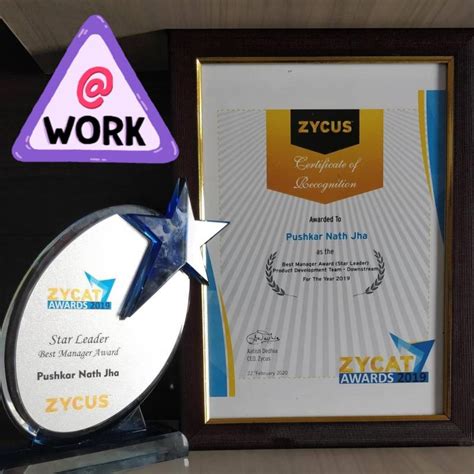 Pushkar Nath Jha On Linkedin Teamwork Zycat Zycus Starleader 16 Comments