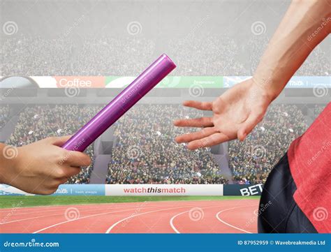 Passing The Baton Stock Image 23354467
