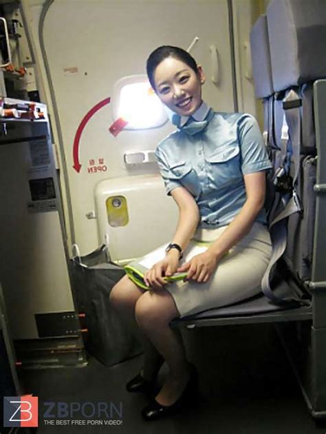 Korean Air Hostess Opening Up Gash Zb Porn