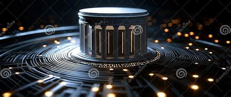 Enhanced Cybersecurity Protocols Ensure Data Privacy And Security In Government Buildings Stock