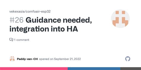 Guidance Needed Integration Into Ha · Issue 26 · Vekexasiacomfoair Esp32 · Github