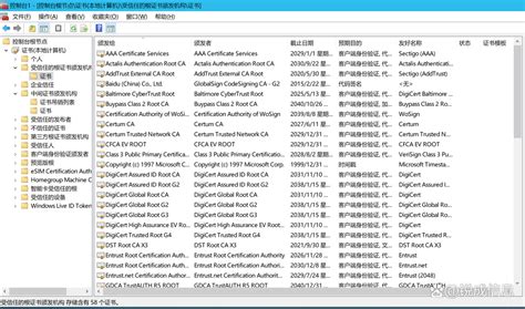 Windows服务器导入根证书与中间证书指南 锐成信息
