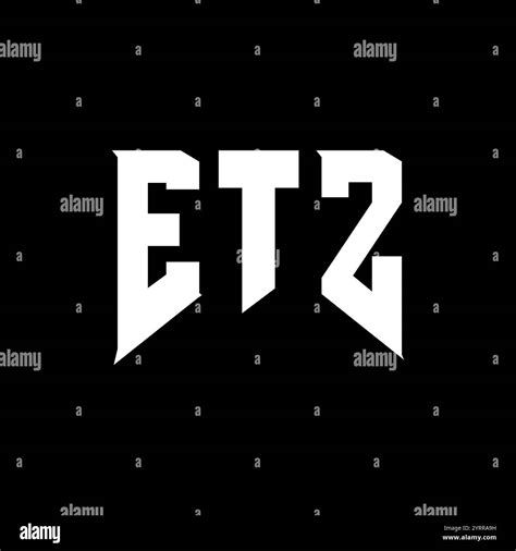 Etz Letter Logo Design For Technology Company Etz Logo Design Black