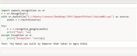 Speech From File To Text — Python By Rahul Vaish Medium