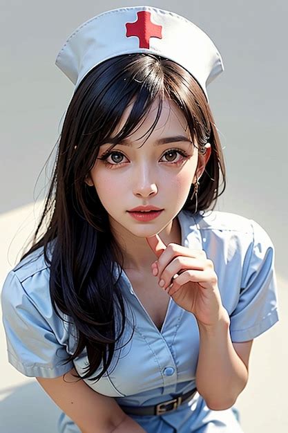 Premium Photo Young Beautiful Nurse Wearing Nurse Uniform Hospital