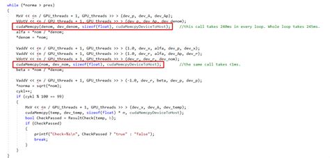 Cudamemcpy Is Slow The First Time Used In A Loop Cuda Programming And Performance Nvidia