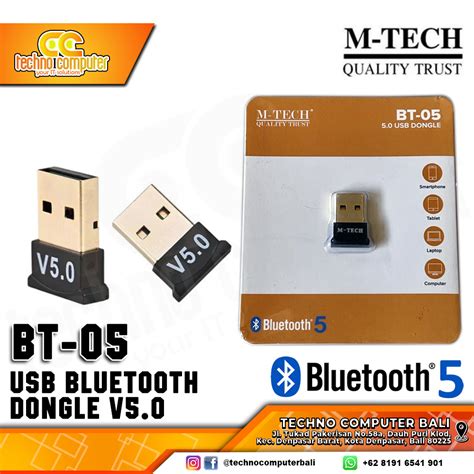 Usb Dongle Bluetooth 5 0 Nano M Tech Bt 05 Versi 5 0