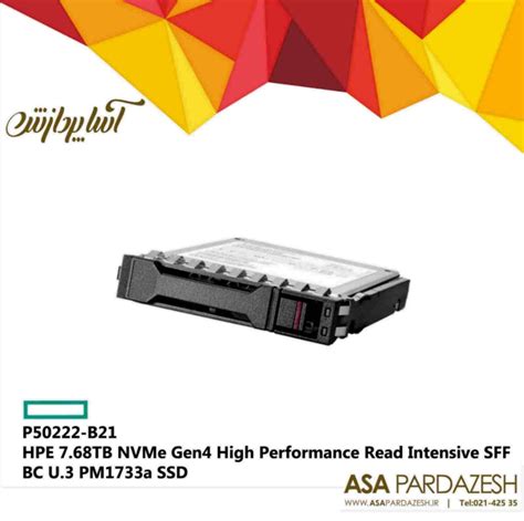خرید و قیمت اس اس دی سرور اچ پی Hpe 7 68tb Nvme Gen4 High Performance Read Intensive Sff Bc U 3