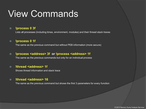 Fundamentals Of Complete Crash And Hang Memory Dump Analysis Ppt