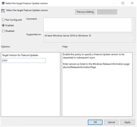Block Windows 11 Update Group Policy