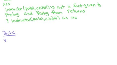 SOLVED Given The Prolog Facts In Example What Would Prolog Numerade