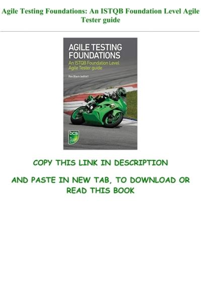 [ebook] agile testing foundations an istqb foundation level agile