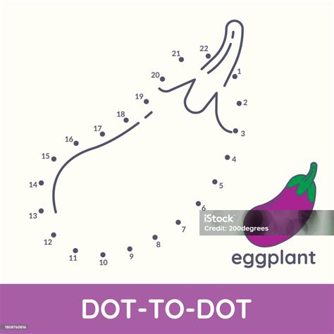 점을 점 재밌는 게임 만화 가지에 연결하세요 미취학 아동과 어린이를 위한 색칠 교육 게임 과일과 야채 레저 활동 워크 시트 벡터