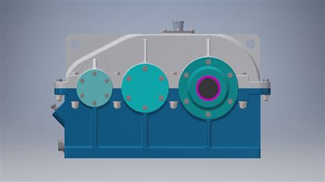 3d Model 2 Steps Reduce Gearbox Turbosquid 2060930