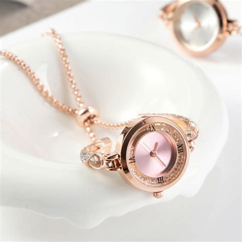 Jual Jam Tangan Wanita Tali Rantai Serut Simple Bulat Mini Jam Analog Elegant Quartz Shopee