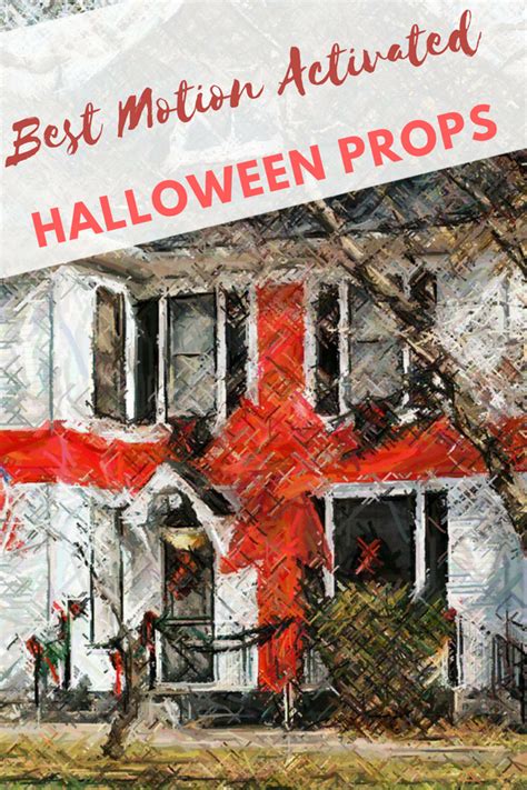 best motion activated halloween props cheery room