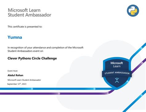 Yumna Chaudhry On Linkedin Learning Pythonchallenge Microsoft