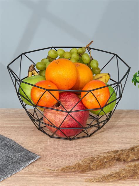 Фруктовница Ваза для фруктов Корзина металлическая Блюдо для овощей Корзина для хлеба