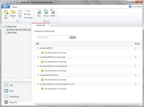 Gunnar Peipman S ASP NET Blog WebMatrix Beta In Pictures