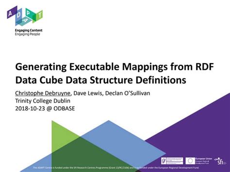 Generating Executable Mappings From Rdf Data Cube Data Structure Definitions Ppt