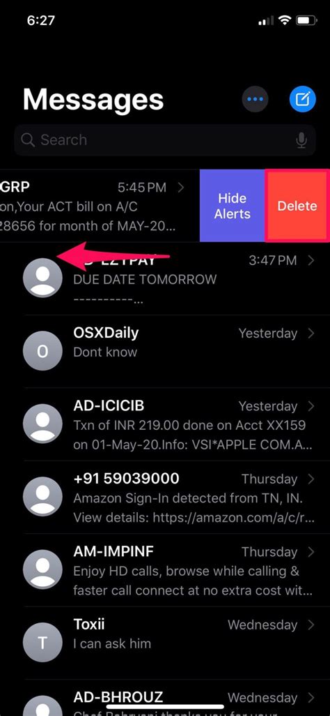 How To Delete IMessages On IPhone IPad