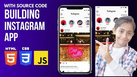 🔴build A Instagram Ui Clone Using Html Css And Javascript Youtube