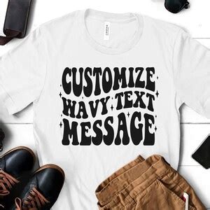 Custom Wavy Text Svg Custom Wavy Stacked Svg Custom Wavy Letters Svg Retro Svg Custom Wavy