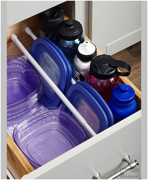 10 Clever Ways To Rethink Your Tupperware Storage