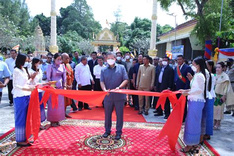 អញ្ជើញចូលរួមក្នុងពិធីសម្ភោធដាក់ឱ្យប្រើប្រាស់ជាផ្លូវការនូវមហាប្រាសាទគន្ធកុដិ និងសមិទ្ធផលនានា