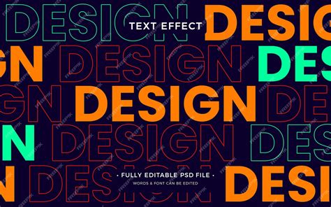 Premium Psd Duplicate Text Effect Premium Psd Duplicate Text Effect