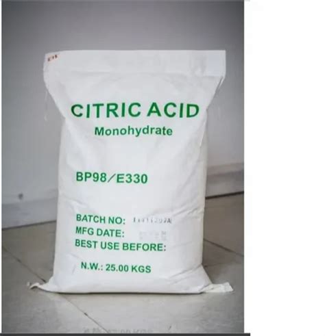 Citric Acid, Powder, 25 Kgs at ₹ 70/kg in Mumbai | ID: 21602849455