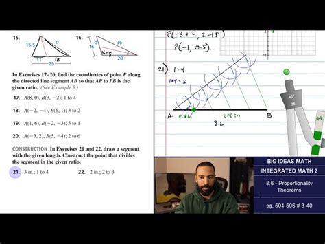 Free Video Proportionality Theorems In Mathematics Section 8 6 From Mr Robinsons Virtual