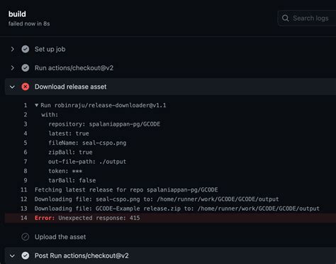 Error Unexpected Response 404 · Issue 280 · Robinrajurelease Downloader · Github