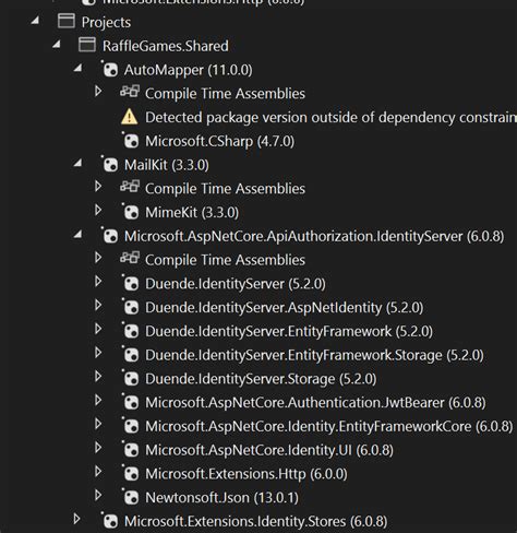 Visual Studio Blazor Web Assembly Server App No Longer Builds Or Seems To Exist Packages