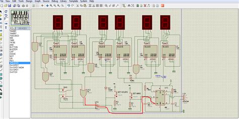 24h 12h Digial Clock With Alarm Using Ic555 7490 Decade Counters And 7447 Bcd 7seg Decoders