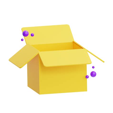 Empty Box Illustration 3d 10988392 Png
