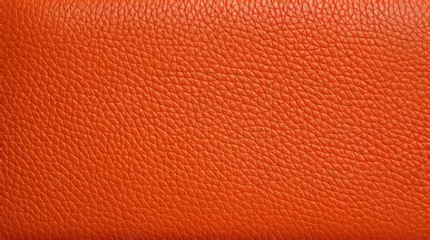 Vibrant Orange Leather Texture With Subtle Vertical Stretch Background