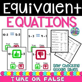 Equivalent Equations Equivalent Equations Equations Subtraction Worksheets