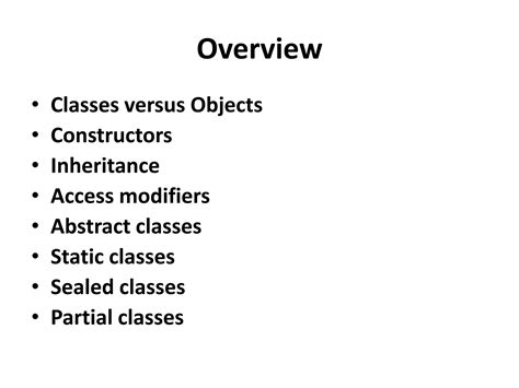 Classes And Objects Pptx Classes And Objects Pptx