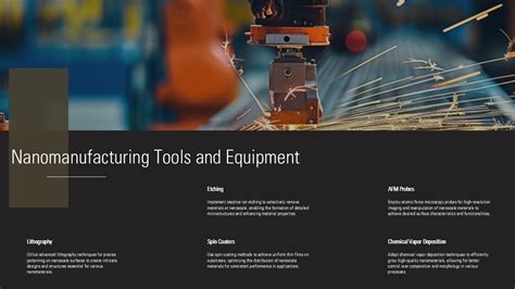 Nanomanufacturing Tools And Equipment PPT Sample ST AI SS PPT Template