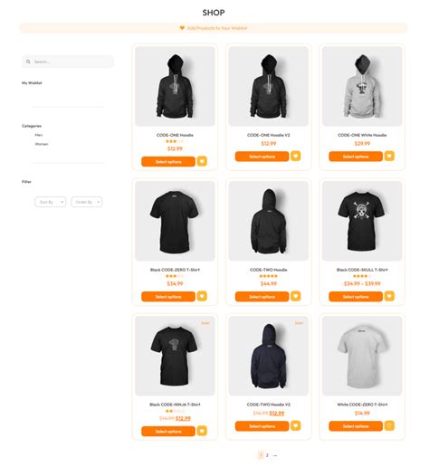 MC WooCommerce Wishlist Plugin FREE Elementor Widgets