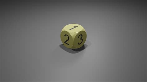 Free Stl File Dice With Numbers Rounded Edge ・object To Download And