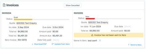 Creating An Invoice And Purchase Order In Xero Brandengine