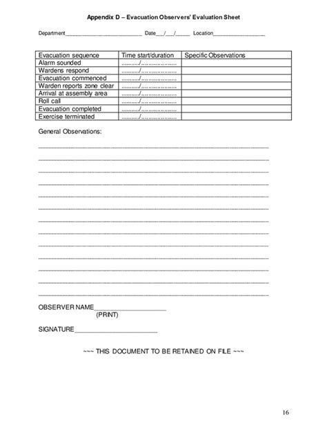 Emergency Response Plan Template In Word And Pdf Formats Page 16 Of 20
