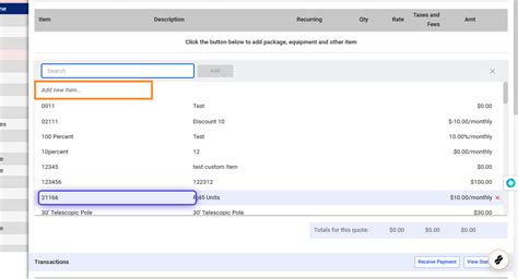 How To Create A New Invoice And Add Invoice Items VISP